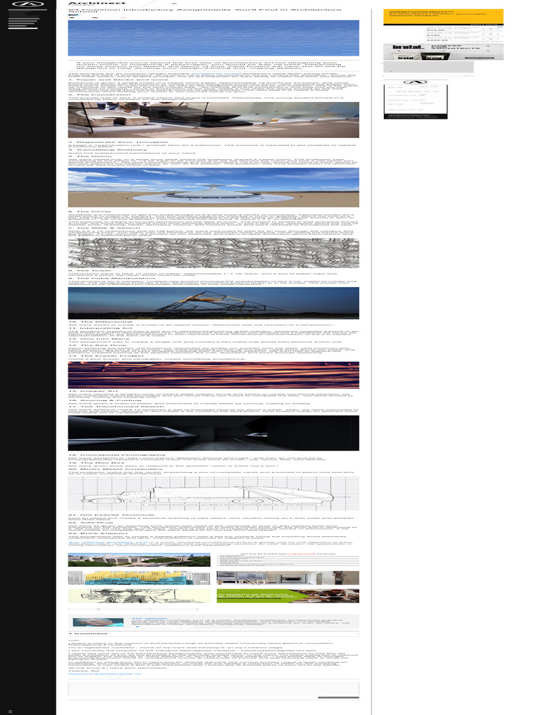 23 Common Introductory Assignments You'll Find in Architecture School ... 23 Common Introductory Assignments You'll Find in Architecture School ...