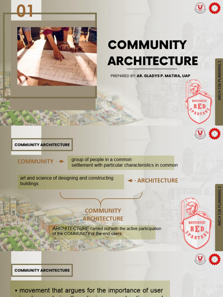 Topic 2 Community Architecture and Socio Cultural Basis of Design of ...