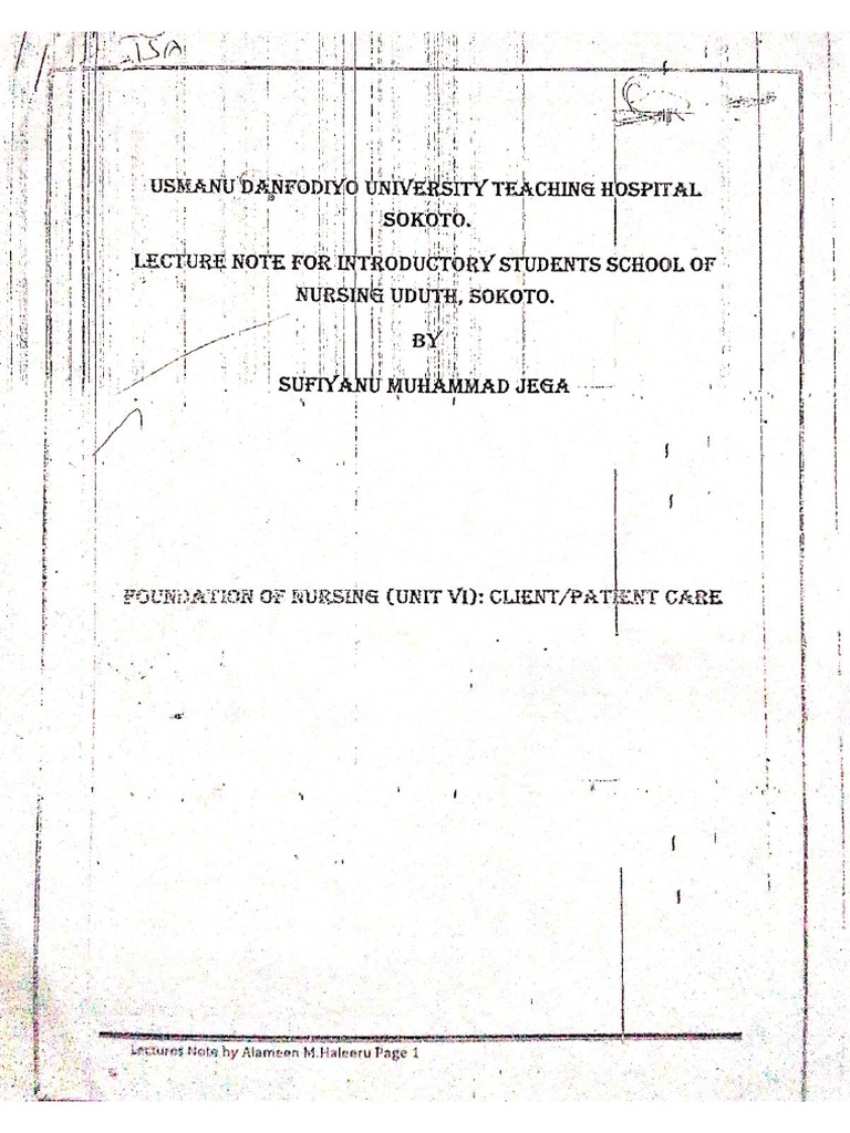 Basic Client Care | PDF