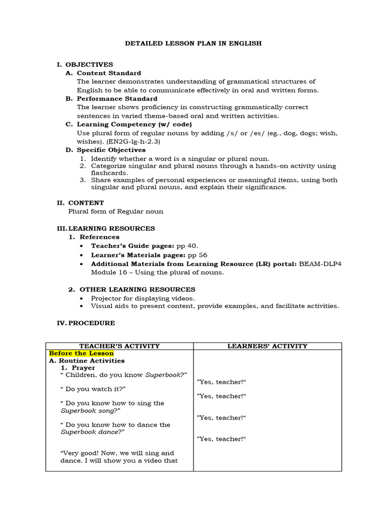 LP | PDF | Grammatical Number | Plural LP | PDF | Grammatical Number | Plural