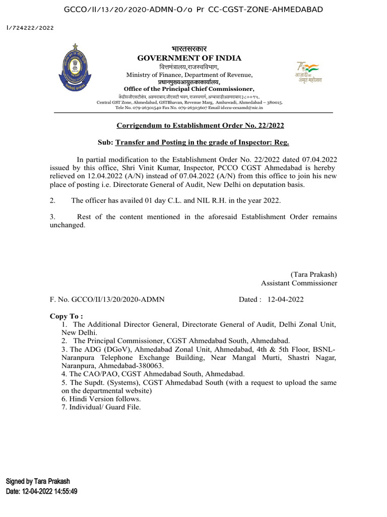 22 2022 Corrigendum | PDF