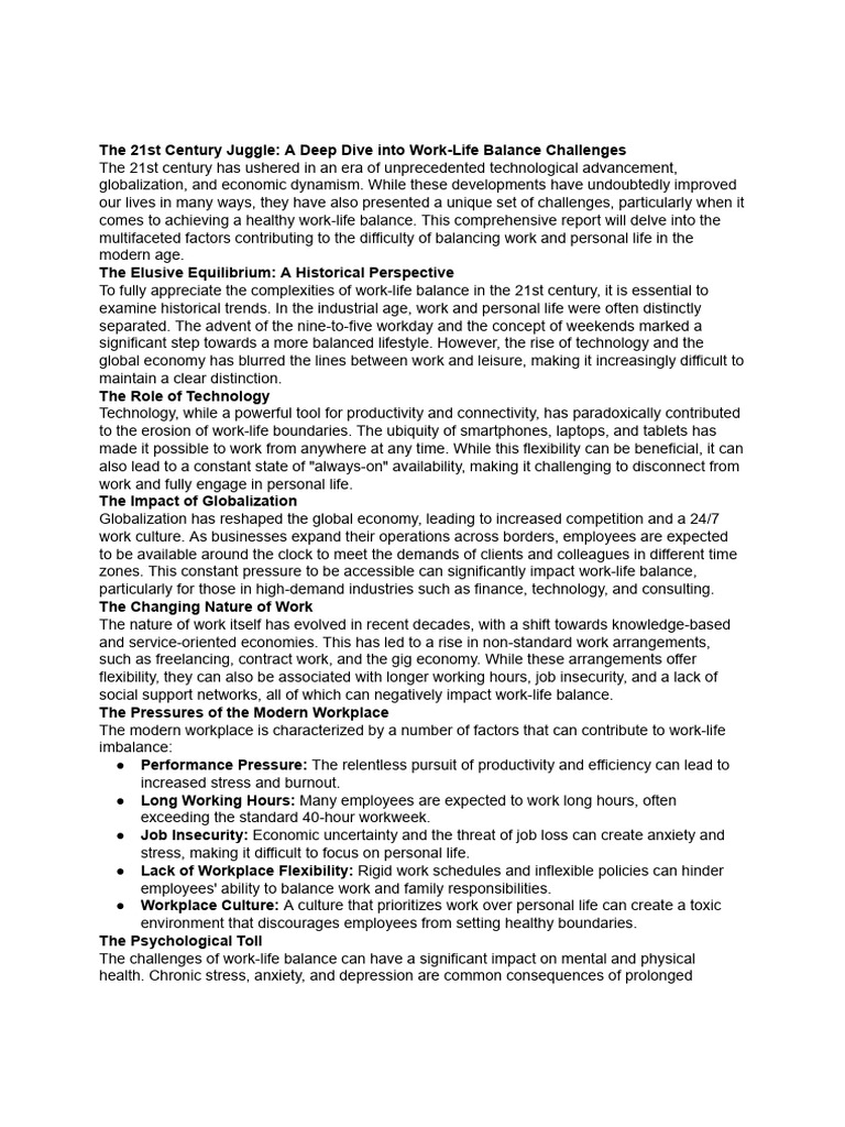 Create A 10000 Word Detailed Report On Why 21 ST C PDF | PDF | Time ...