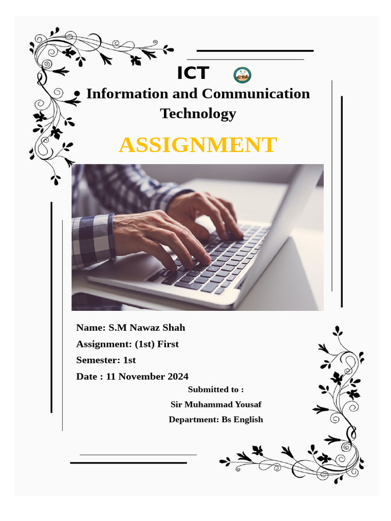 ICT Assignment by S.M Nawaz Shah | PDF
