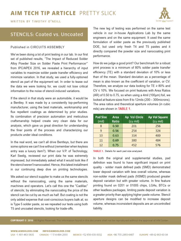 Tech Tip - Pretty Slick | PDF