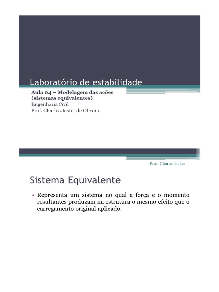 Aula 04 - Estabilidade | PDF