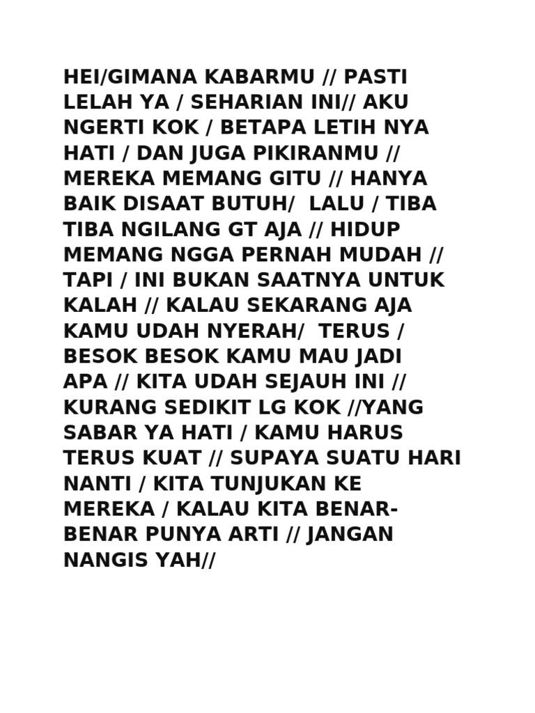 Contoh Narasi Dialog Pendek Mellow | PDF