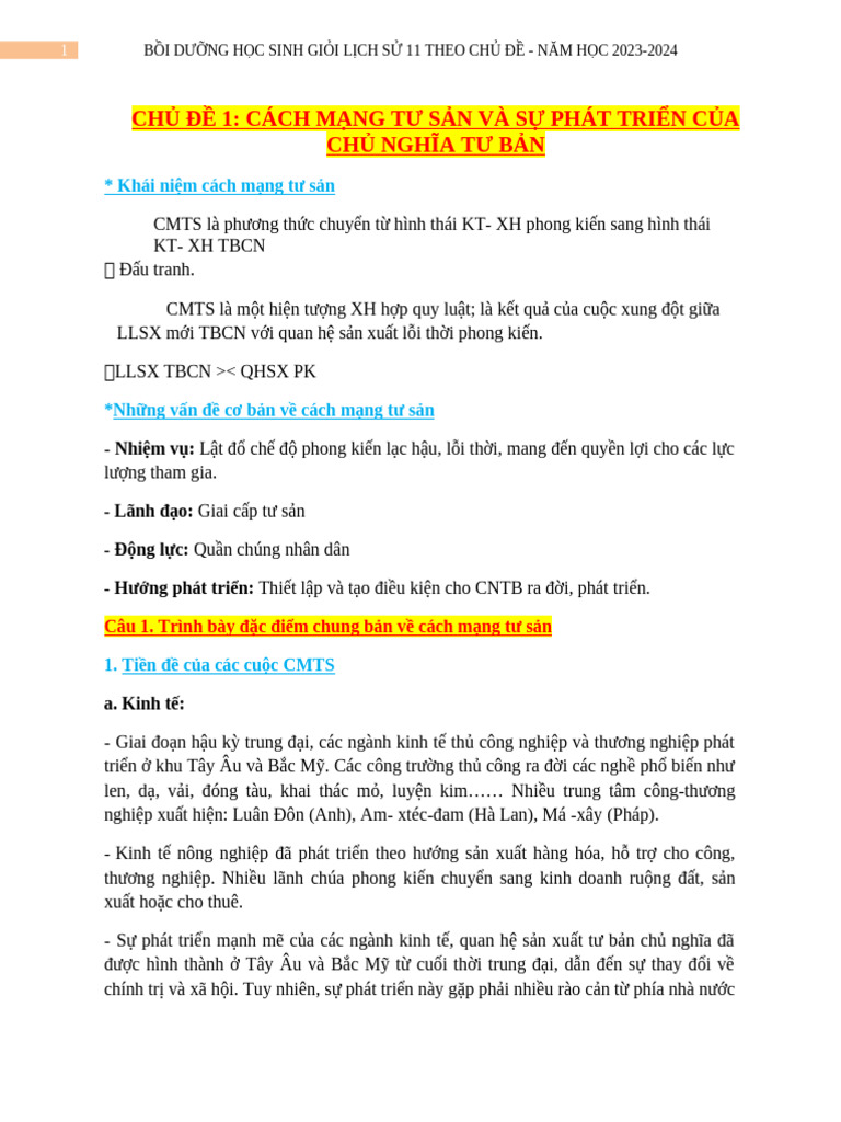 BDHSG S 11 Ctrinh M I 2023-2024 | PDF