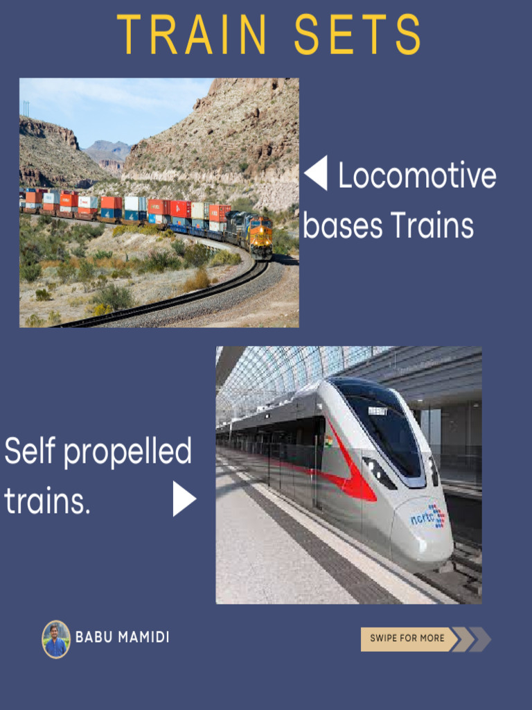 Self Propelled Trains & Locomotive Based Trains | PDF | Computers