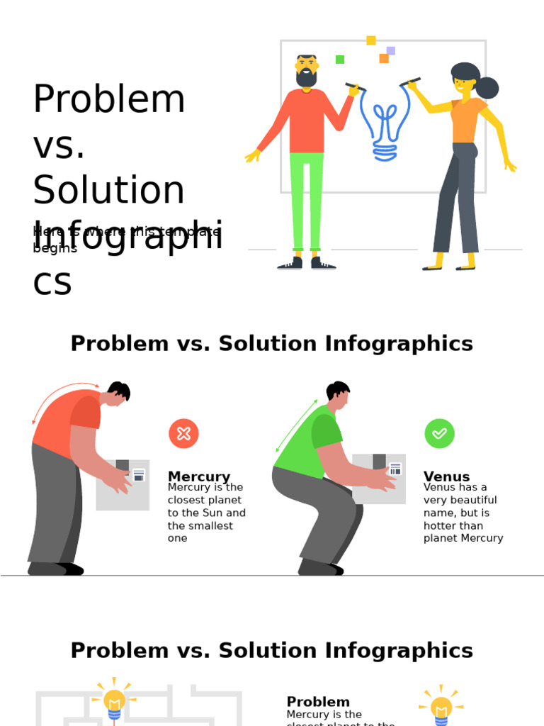 Problem vs. Solution Infographics by Slidesgo | PDF | Planets | Planets ...
