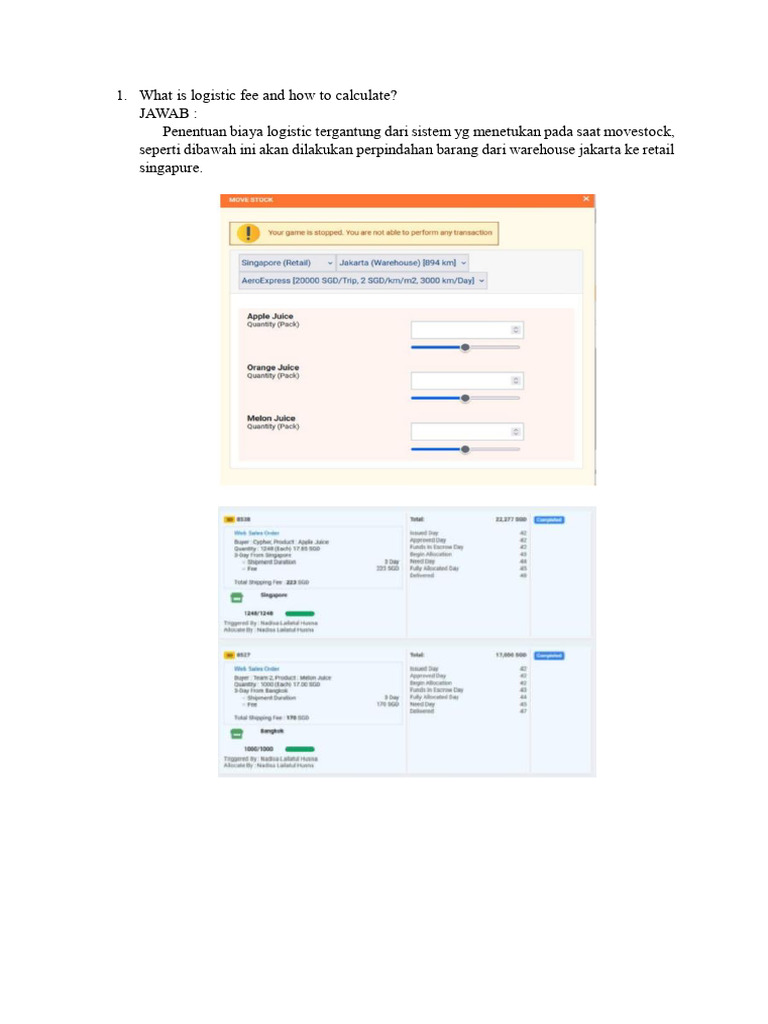 What Is Logistic Fee and How To Calculate | PDF