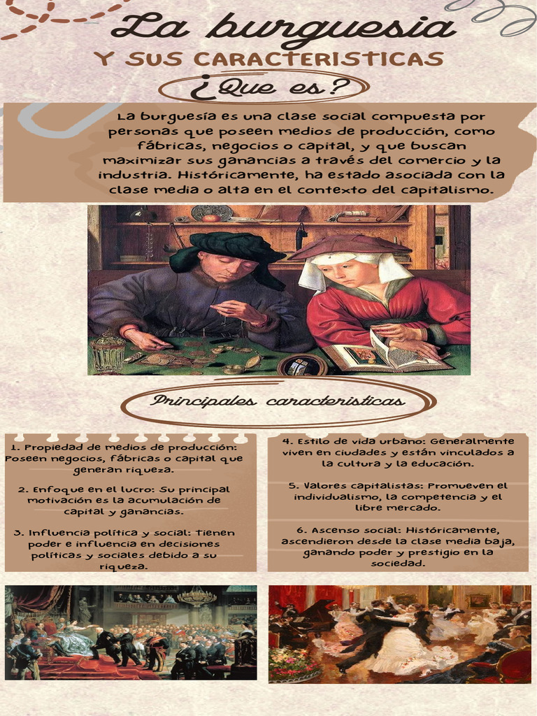 Infografía de Burgueses | PDF
