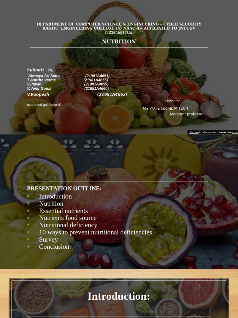 Essential Nutrition and Deficiency Guide | PDF | Nutrition | Diet ...