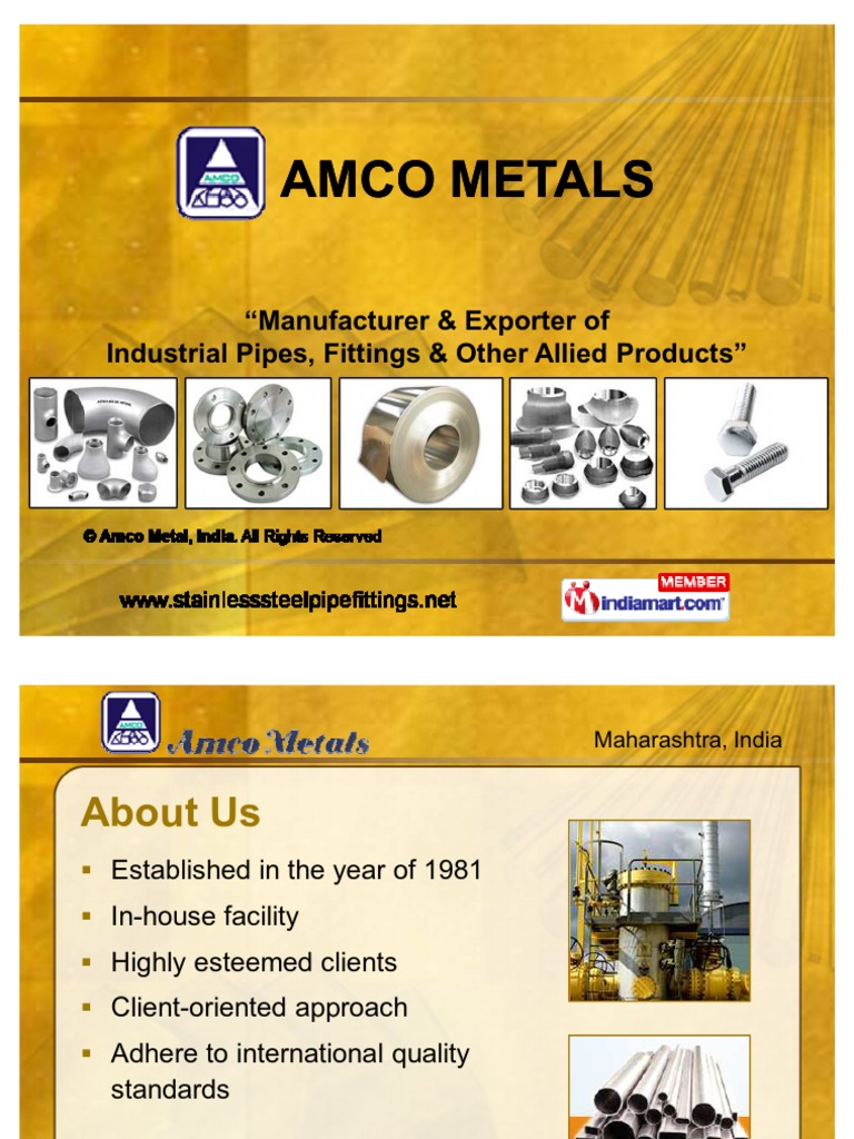 Amco Metal Maharashtra India | PDF
