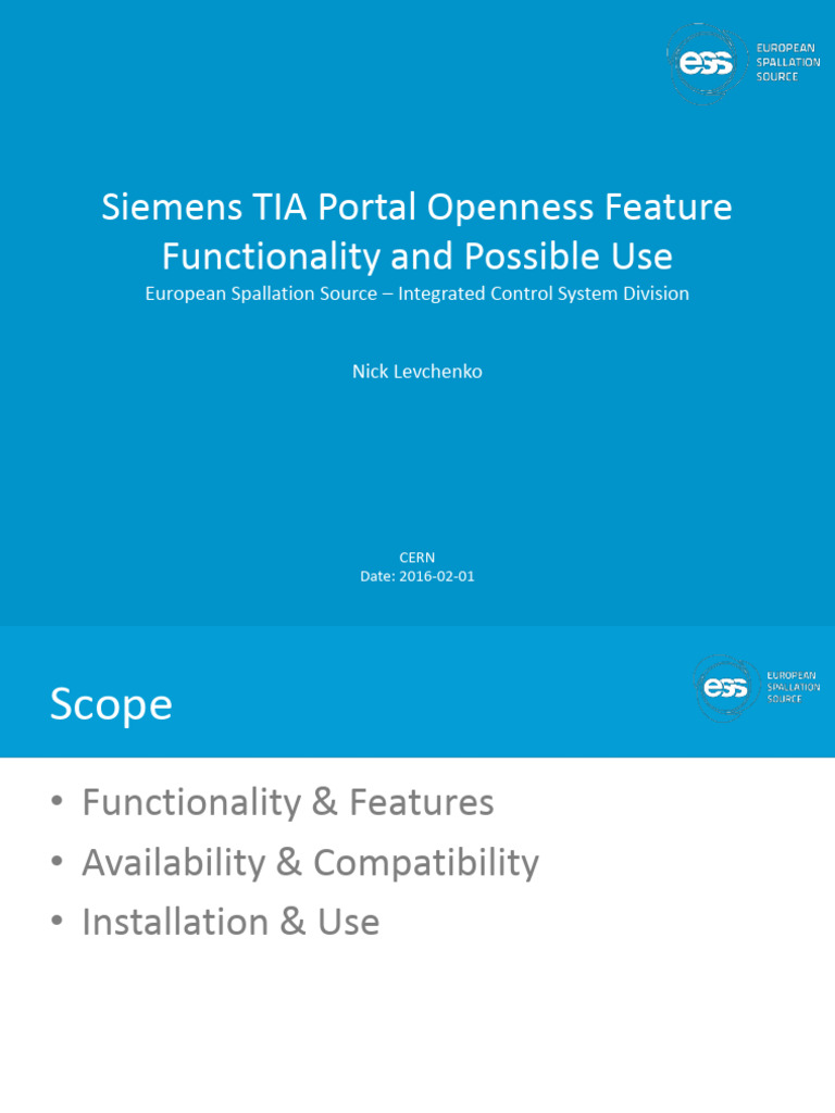 TIA Portal Openness for Engineers | PDF | User Interface | Programmable Logic Controller