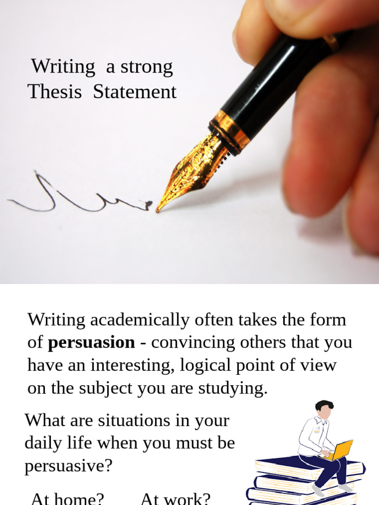 Building A Thesis Statement Model | PDF | Question | Argument