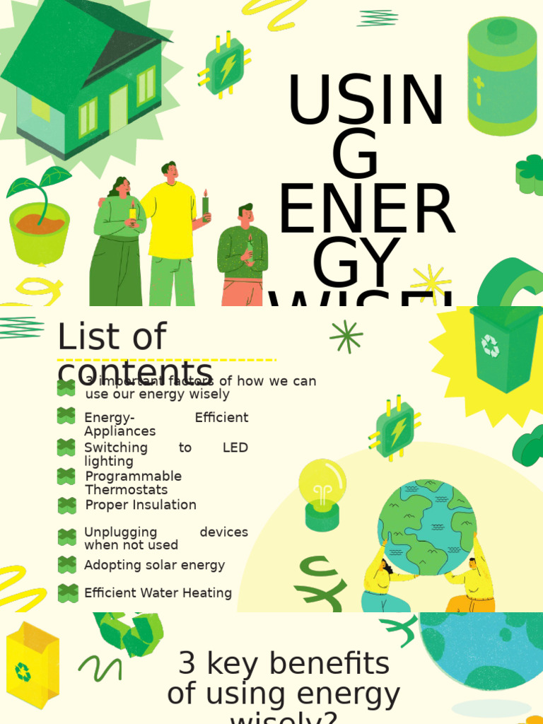 Using Energy Wisely Magaluna - Maturan | PDF