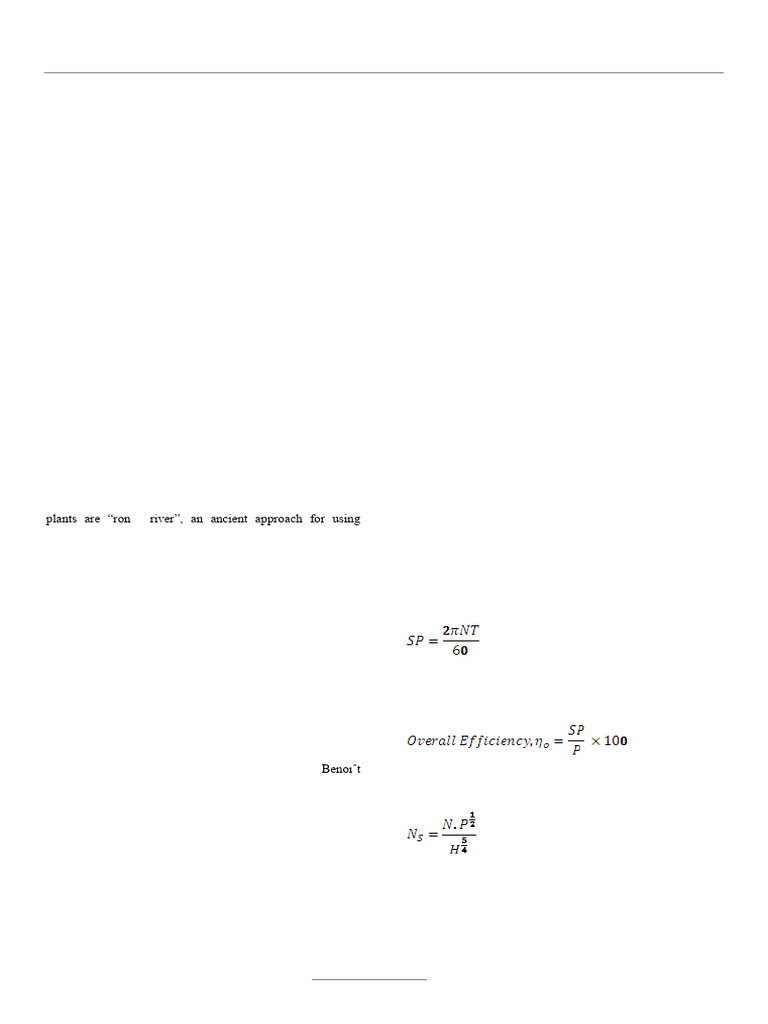 Experimental Evaluation of A Francis Tur | PDF | Turbine | Hydropower