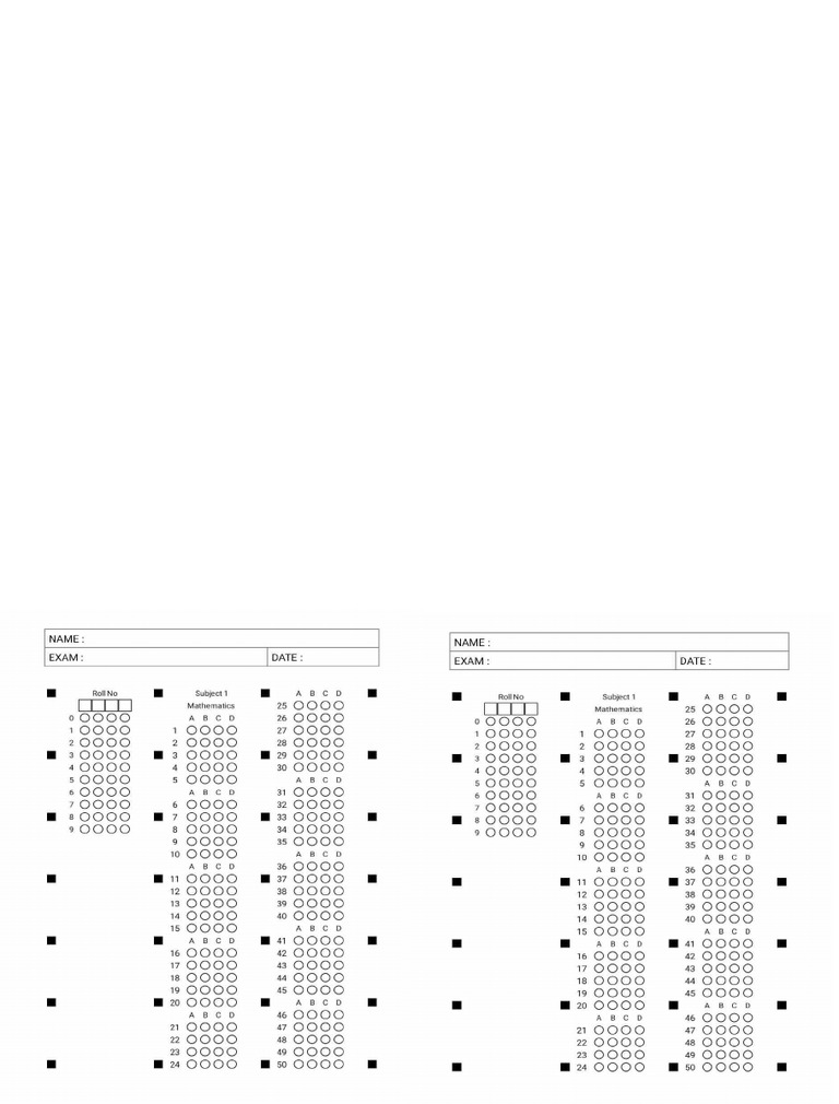 EVAL BEE - Exam Template | PDF