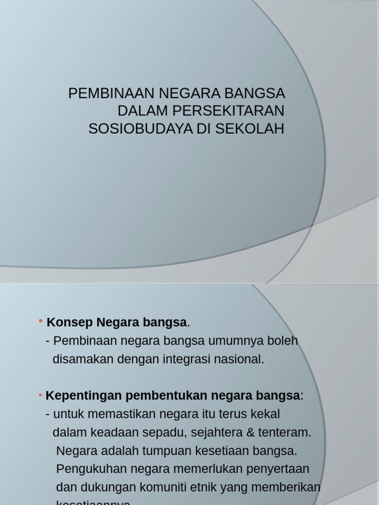 6.1a Konsep Negara Bangsa | PDF