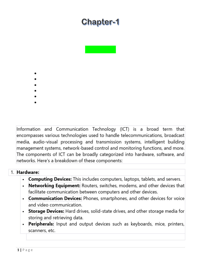 AICT Lecture#01 | PDF | Computer Network | Computer Hardware AICT Lecture#01 | PDF | Computer Network | Computer Hardware