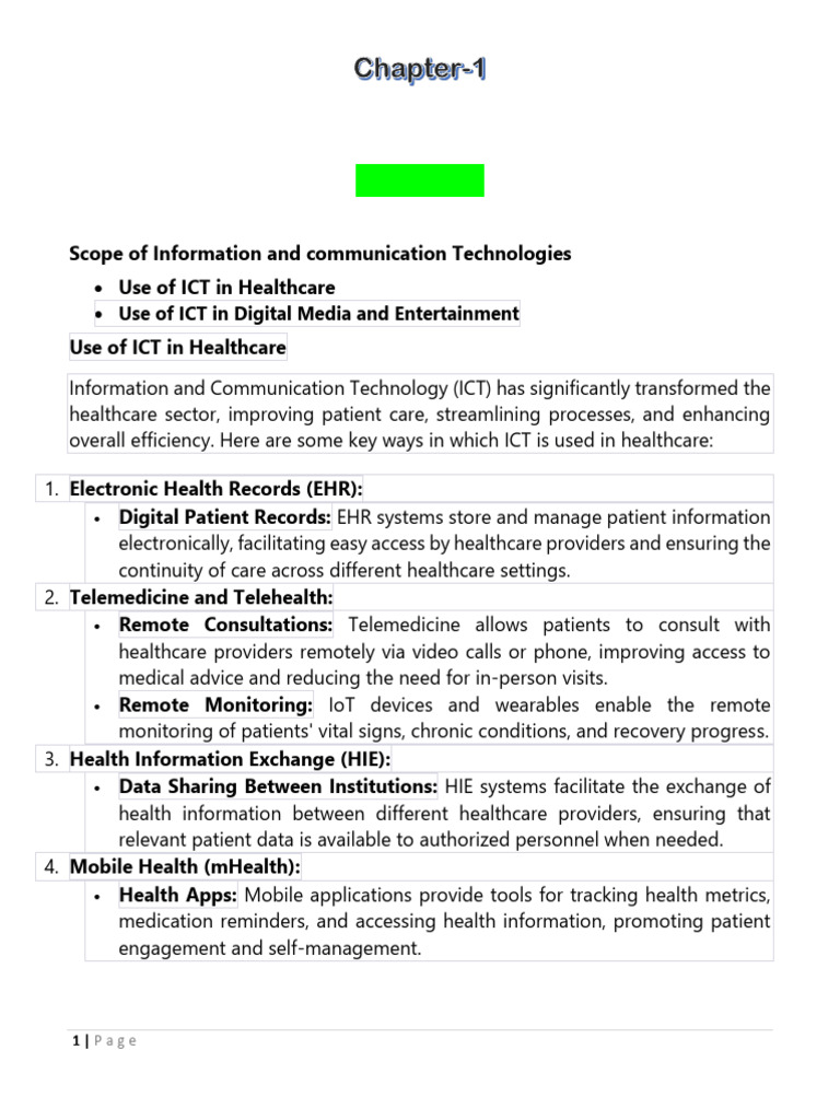 AICT Lecture#05 | PDF | Electronic Health Record | Educational Technology AICT Lecture#05 | PDF | Electronic Health Record | Educational Technology