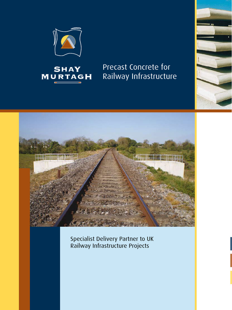 Railway Infrastructure Brochure | PDF | Precast Concrete | Prestressed ...