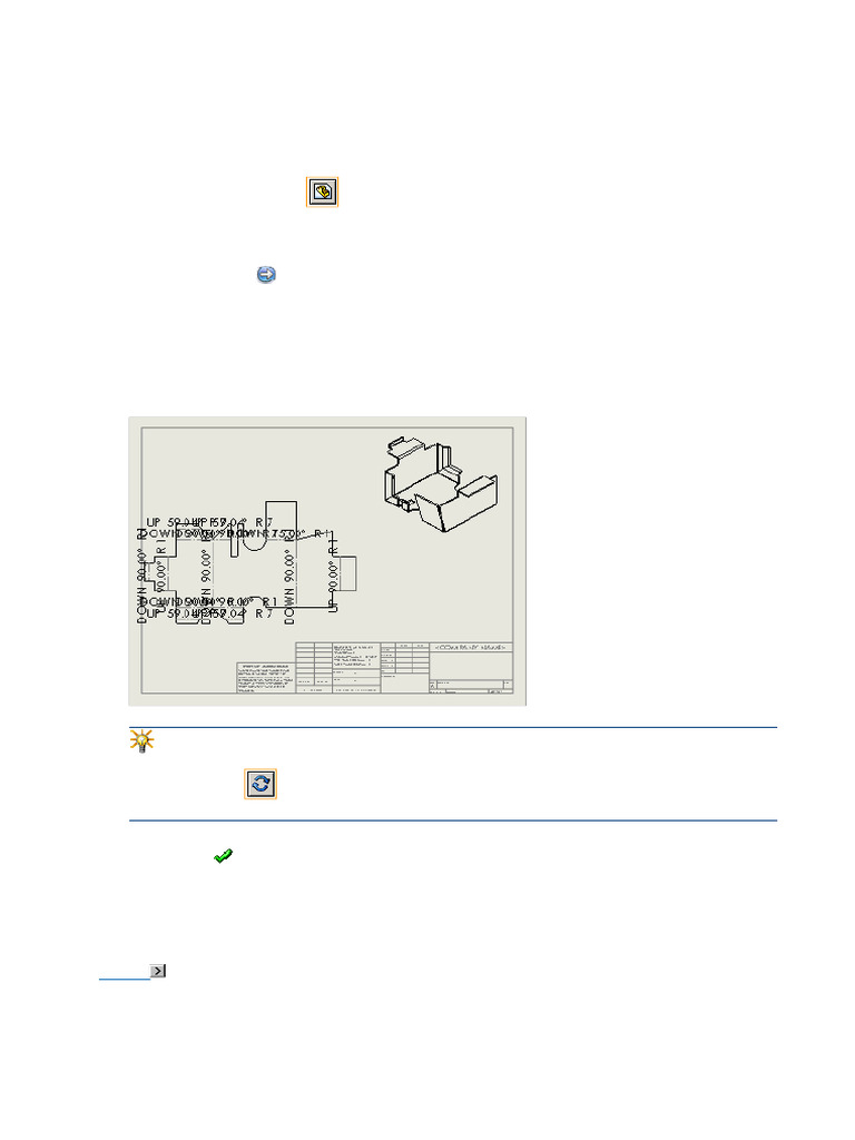 Mise en plan de tôlerie avec SolidWorks | PDF