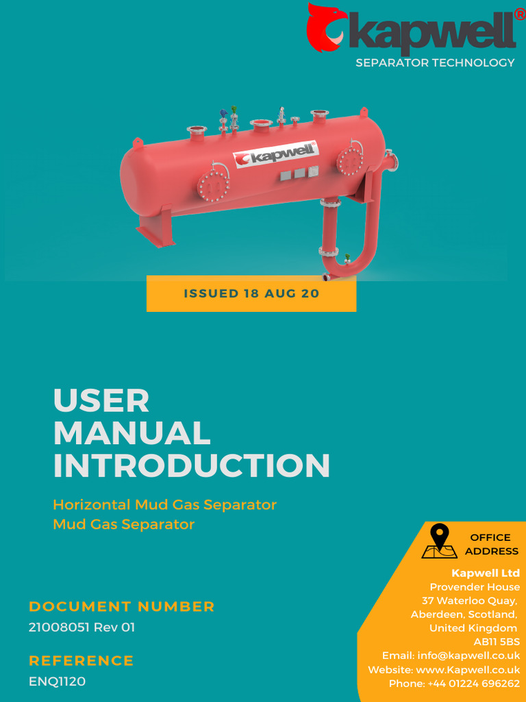 Horizontal Mud Gas Separators | PDF