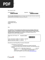 Sample Cover Letter For Work Permit Application | PDF | Résumé | Travel ...