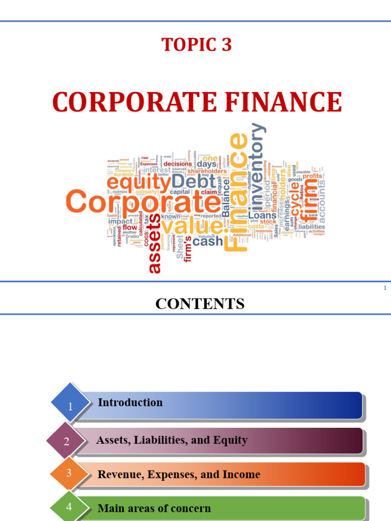 Topic 3. Corporate Finance | PDF | Equity (Finance) | Dividend