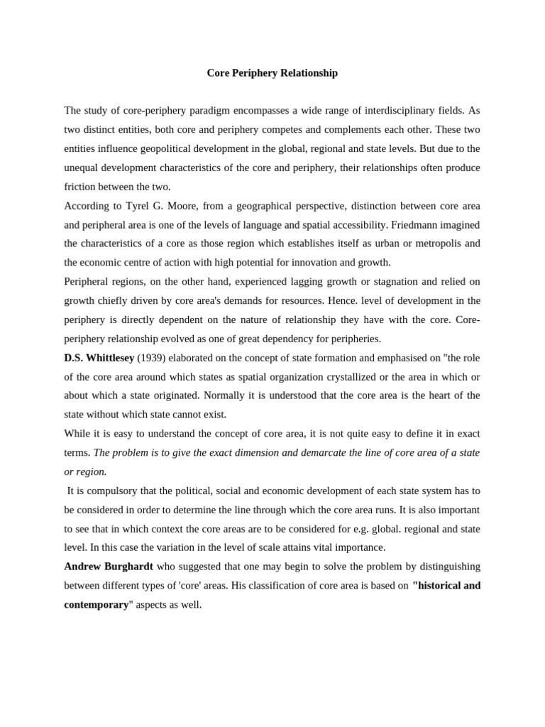 The study of core | PDF | British Raj | British Empire