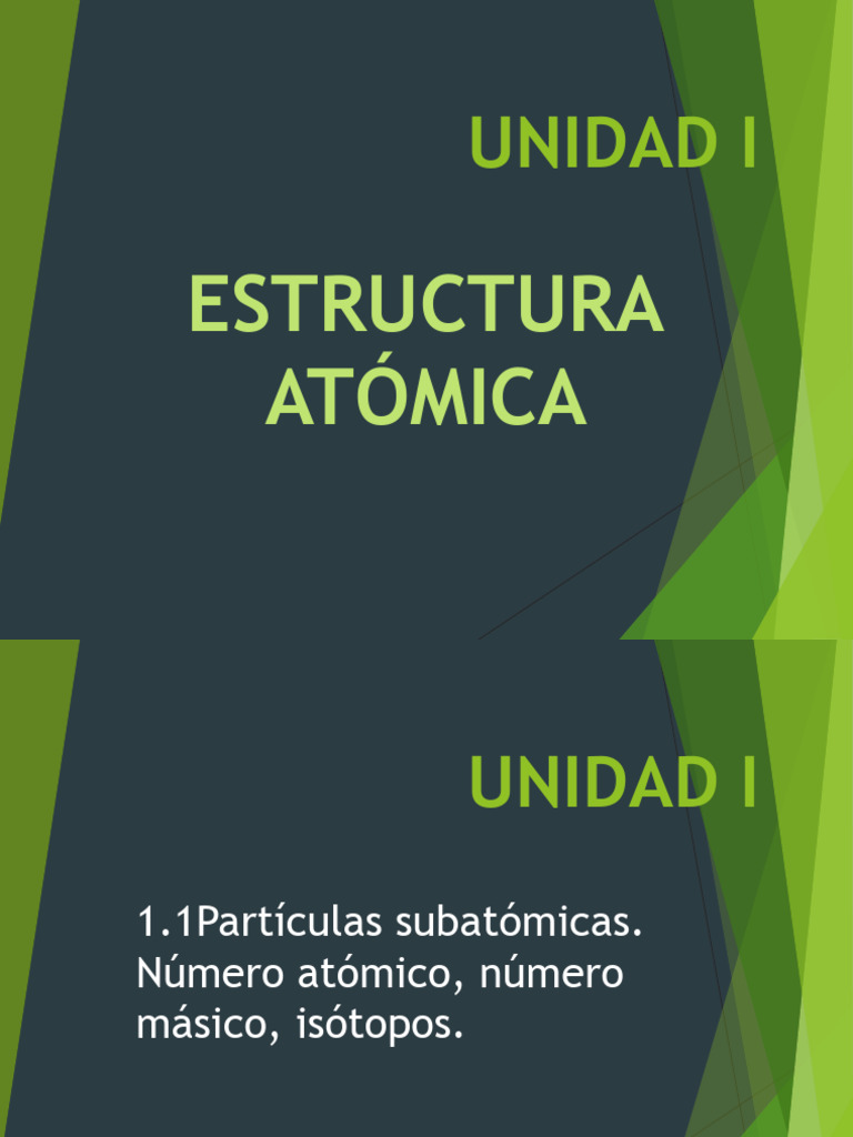 UNIDAD I - ESTRUCTURA AT-MICA (1) (1) .Medicina 2024 | PDF | Neutrón | Protón