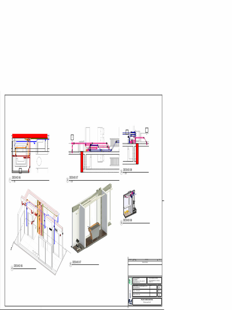 23001-HID-18 - R00-Desvios Esgoto 06 Ao 08 - Projeto Hidrossanitário Prédio | PDF
