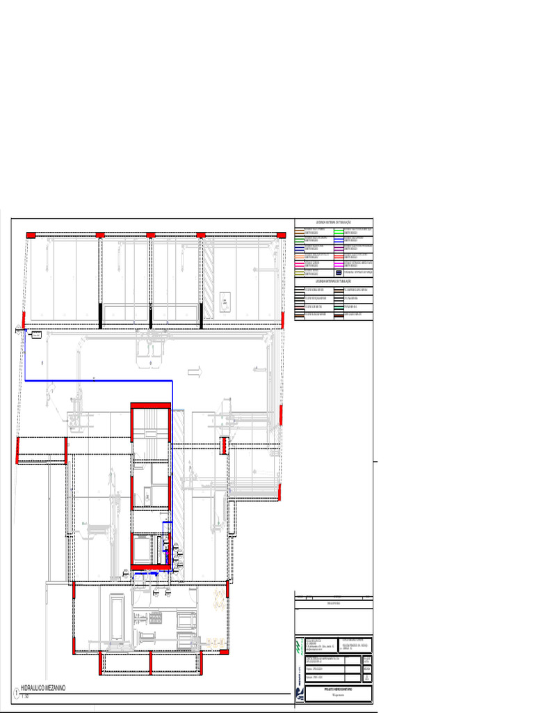HID 05 R00 Água Mezanino - Projeto Hidrossanitário Prédio | PDF | Ambiente | Gestão de água
