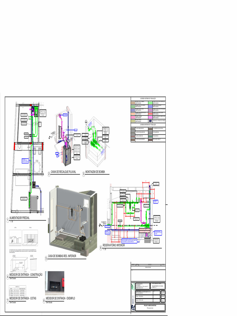 HID 11 R00 Reservatório Inferior - Projeto Hidrossanitário Prédio | PDF | Hidrologia ...