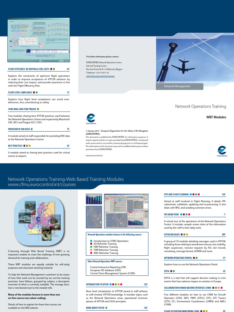 2012 Network Operations Training WBT | PDF | Computing | Aviation Safety