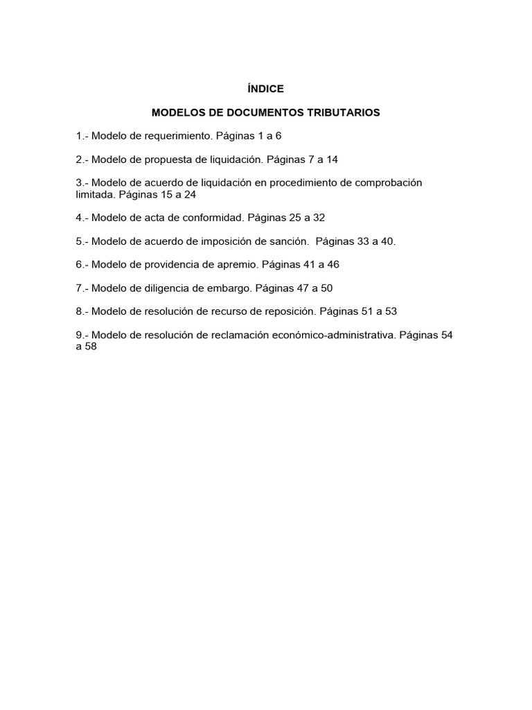 Modelos Documentos Tributarios | PDF