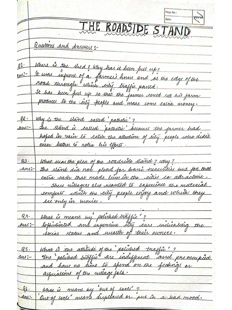 Roadside Stand | PDF