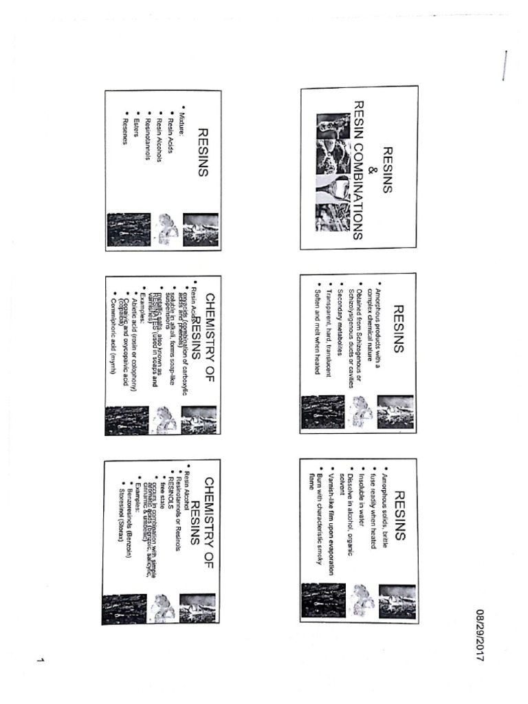 Resins | PDF