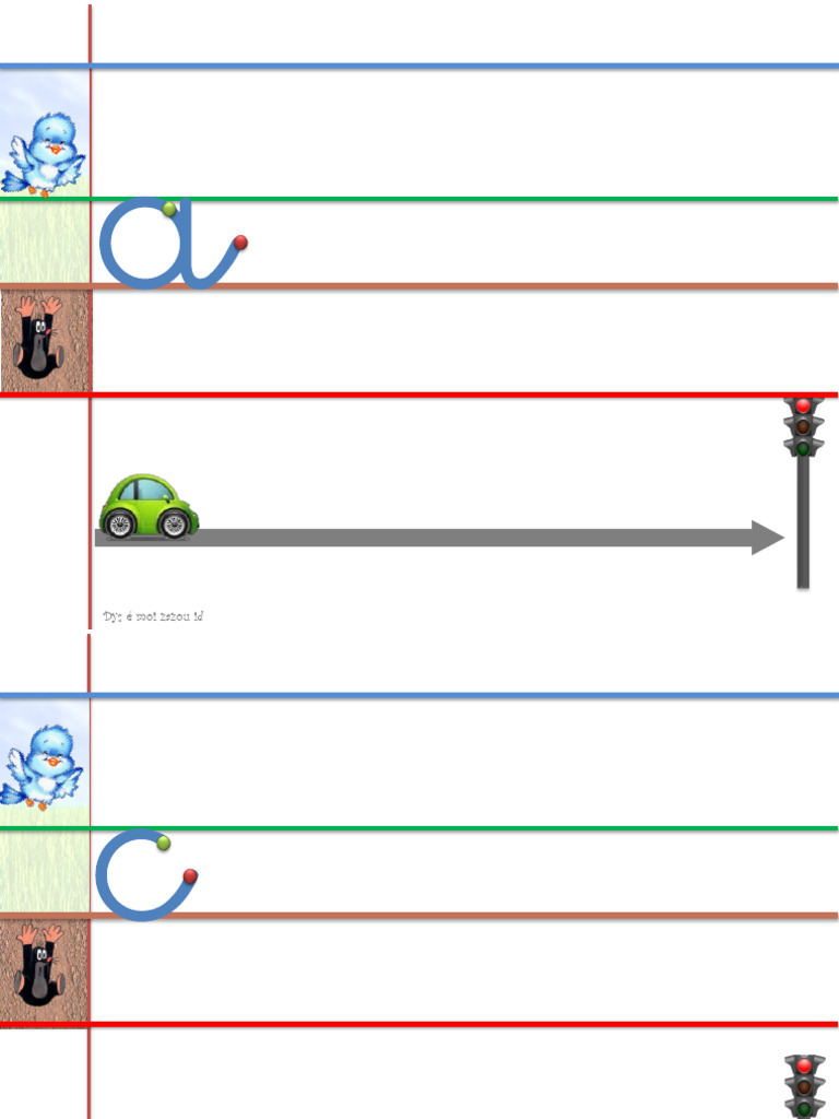Fichier D'ã©criture Dyspraxie-Dyslexie-Motricitã© Fine-Ligne-Couleur Cursive Standart | PDF