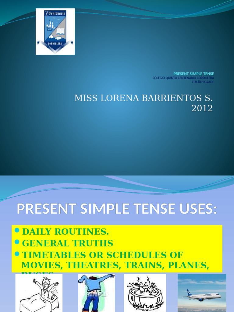 Present Simple Tense Grammar Guides 51494 | PDF | Verb | Grammatical Tense