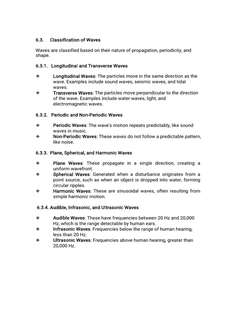 PHY 104 FIRST NOTE READ UP | PDF | Waves | Frequency