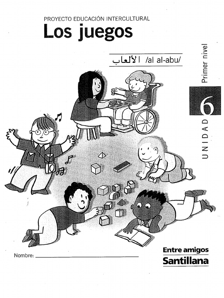 Proyecto Entre Amigos. Apoyo en Árabe - Santillana Unidad 6 | PDF