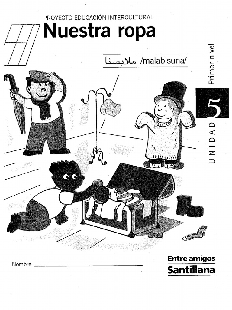 Proyecto Entre Amigos. Apoyo en Árabe - Santillana Unidad 5 | PDF