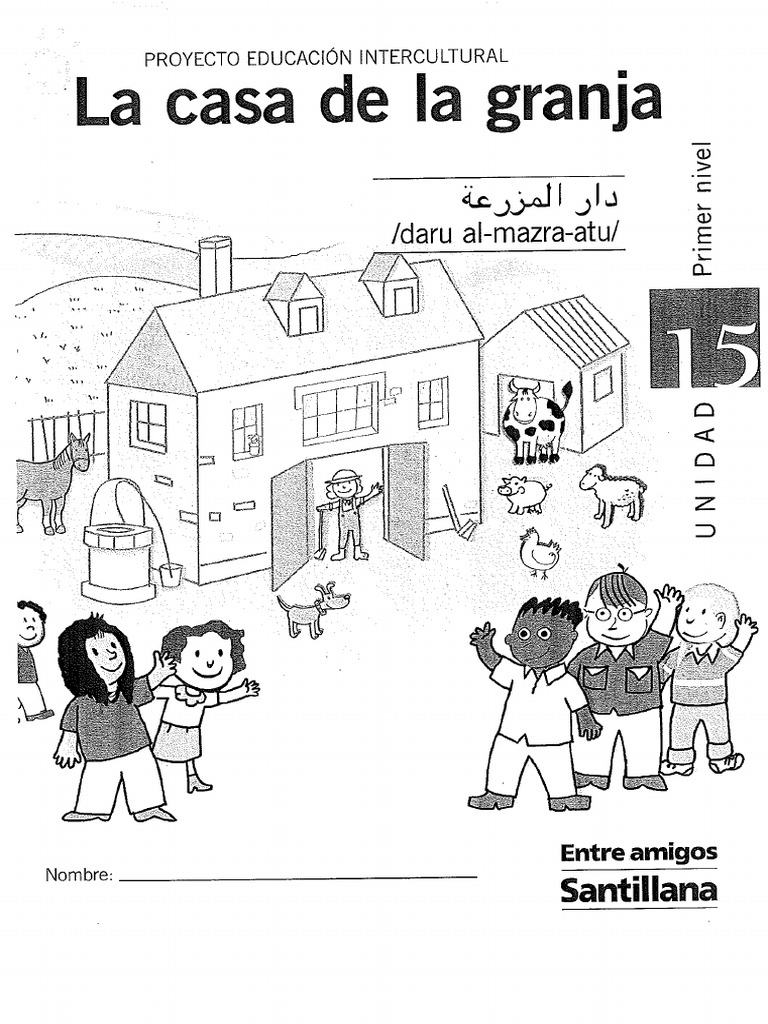 Proyecto Entre Amigos. Apoyo en Árabe - Santillana Unidad 15 | PDF