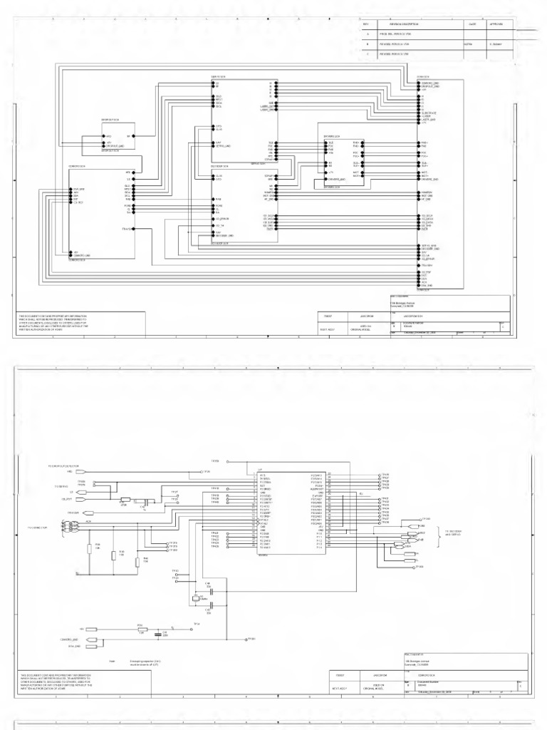 Atari Jaguar CD Schematics 2000 U | PDF
