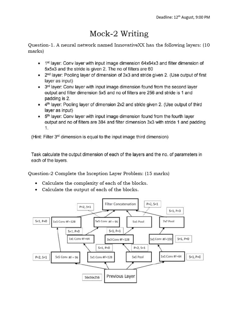 Mock-2 Writing | PDF