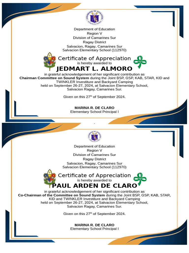 Certificate Committee | PDF