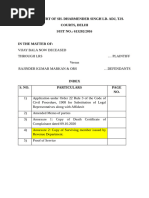Vakalatnama Template for Court Use | PDF