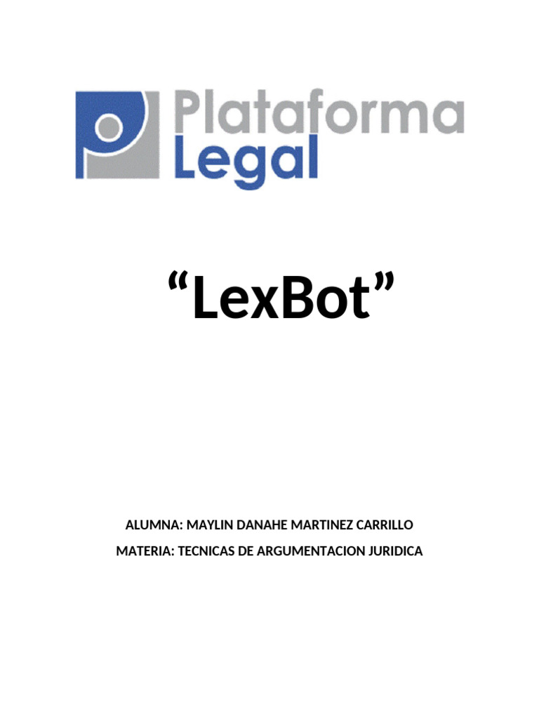 Copia de Lexbot | PDF | Inteligencia artificial | Inteligencia (IA) y ...